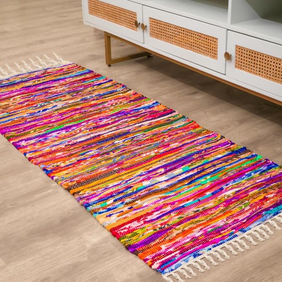 Big Decorative Braided Boho Bohemian Handmade Rag Rug for Living Room ...