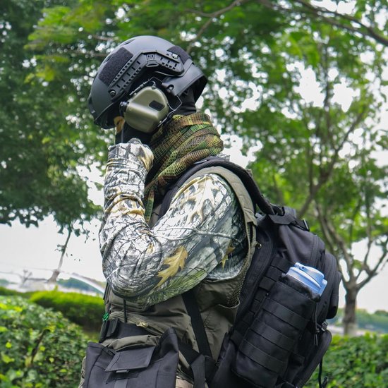Airsoft Helm Fast BJ Base Jump Militaire Helm - 12-in-1 Hoofddeksels met Vizier... | bol