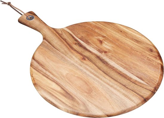 Houten Kaasplank Ronde Serveerplank Antipasti Plank Borrelplank 41 x 30 ...