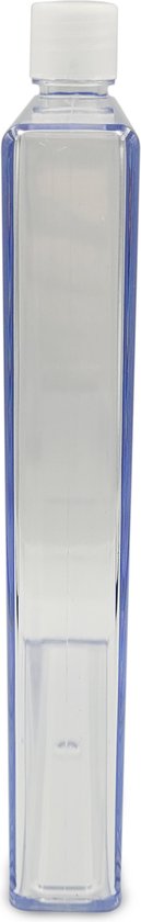 Parchilli – Platte waterfles – Voor water of sap – 750ML doorzichtige ...