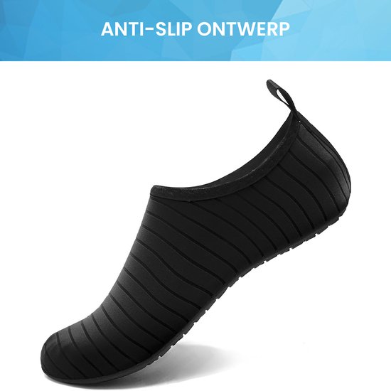 YONO Waterschoenen voor Volwassenen - Anti-Slip Zwemschoenen Dames en Heren - Zwart -... | bol