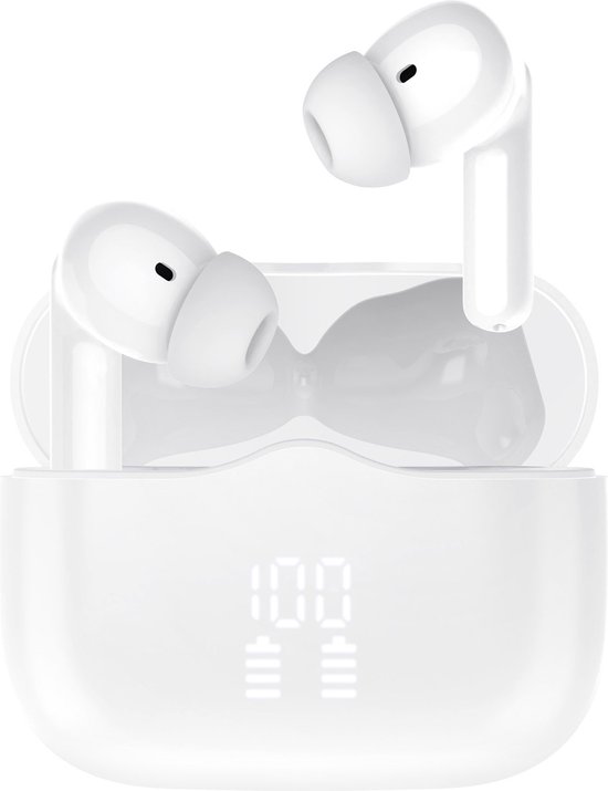 oTronica Draadloze Oordopjes - Active Noise Cancelling (ANC) oortjes ...