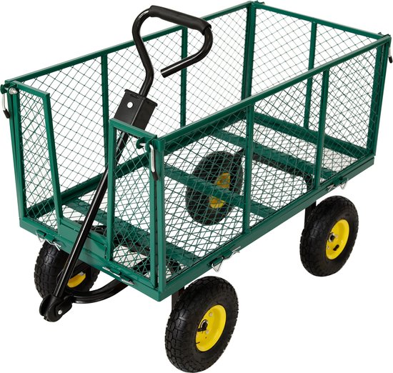 Arebos Tuinwagen 550kg - Bolderkar - Tuinkar - Bolderwagen - Bolderkar ...