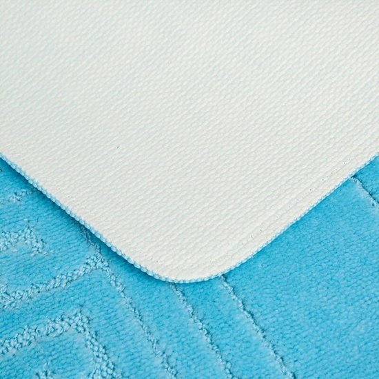 Anti-slip badmat in Griekse stijl - Set van 2 badmatten - Inclusief 1 ...
