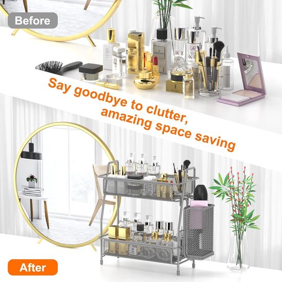 Badkamer Organisator Parfum Opslag Aanrecht Keuken - Aromarek Make-up ...