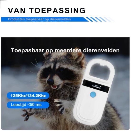 P&P Goods Chipreader – Chiplezer voor Huisdieren – Voor alle Dieren ...