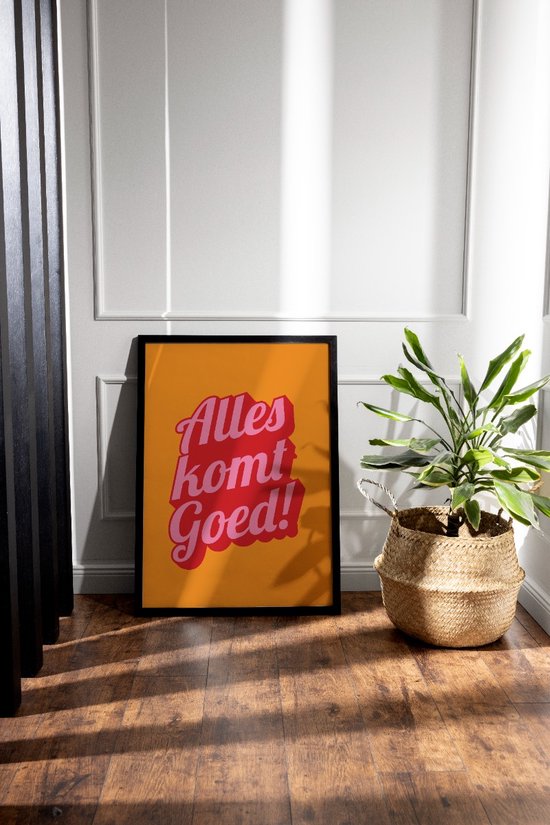 Alles komt goed Kunstdruk 30x40cm | Poster | bol