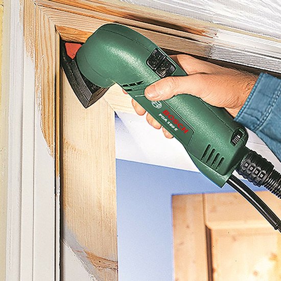 Bosch PDA 180 E Delta schuurmachine - op snoer - 180 W | bol