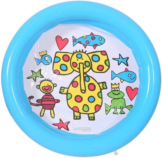 Settoo Small Toddler Inflatable Pool for Kids with Soft Floor ...