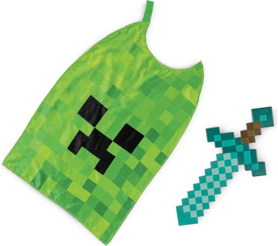 MINECRAFT (MOJANG), Minecraft Zwaard & Cape Set, Maat One Size Kind ...