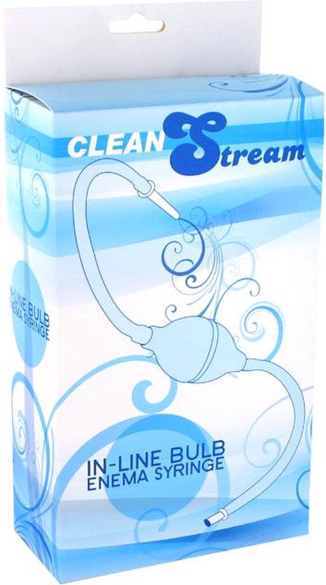 Clean stream In-Line Bulb Enema Syringe | bol