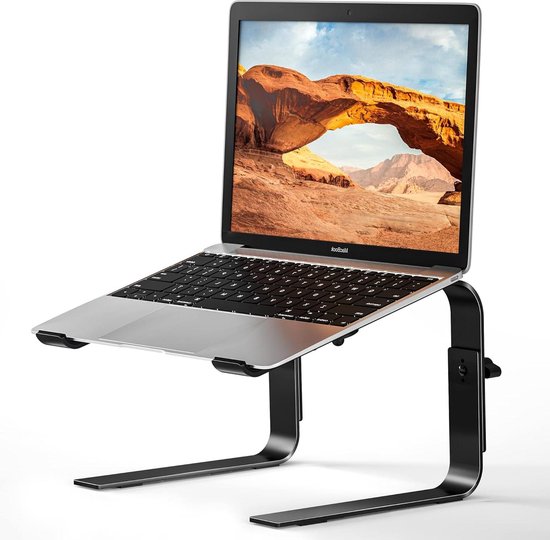 Laptopstandaard - in hoogte verstelbaar - ergonomische laptophouder ...