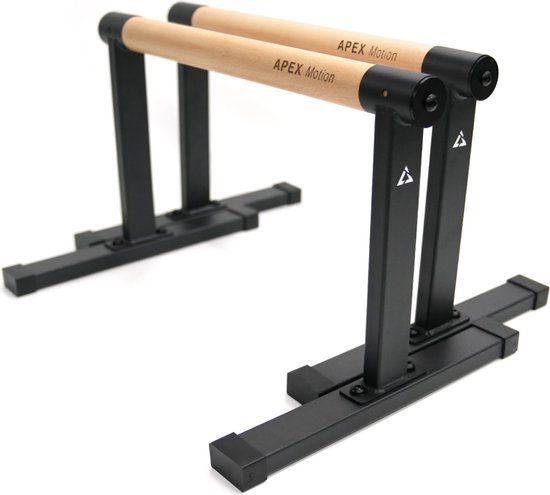 APEX Motion Premium Houten Parallettes voor Calisthenics, CrossFit ...