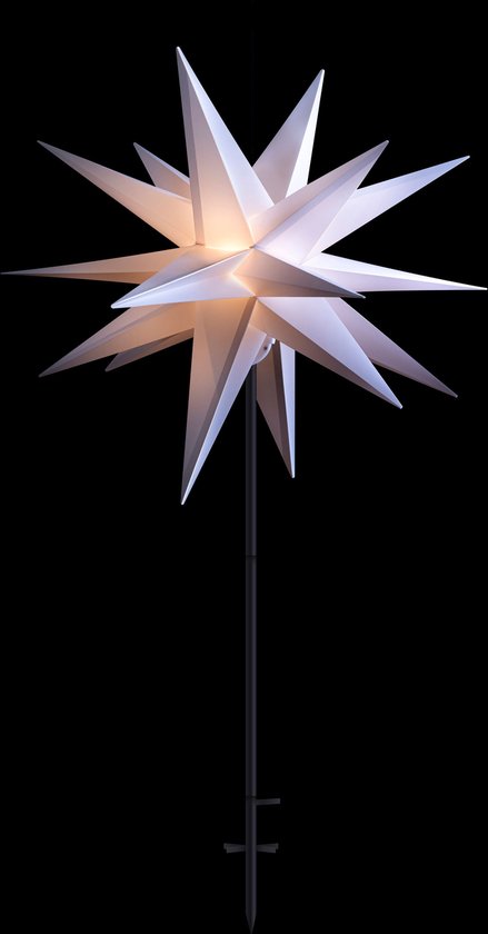 Sterntaler decoratieve ster | Kerstster kunststof | 18 wijzer met ...