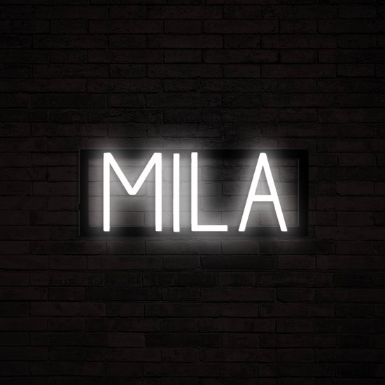 MILA - Neon LED Lamp Kinderkamer | SpellBrite | 38,62 x 16 cm | 6 ...