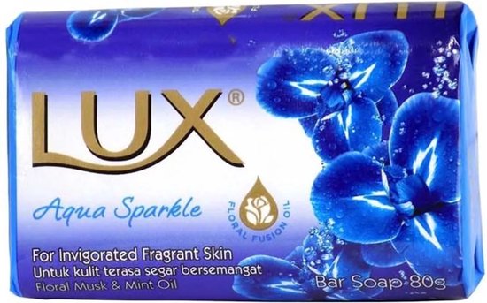 LUX Aqua Sparkle Bar Soap - 12 x 80 g | bol