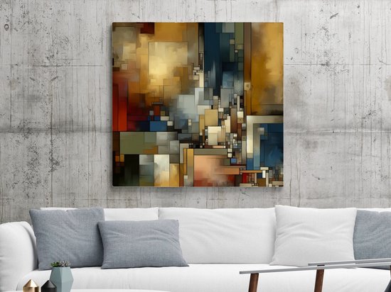 Abstract vermeer schilderij | Vermeer's Visuele Verbeelding: Abstracte ...