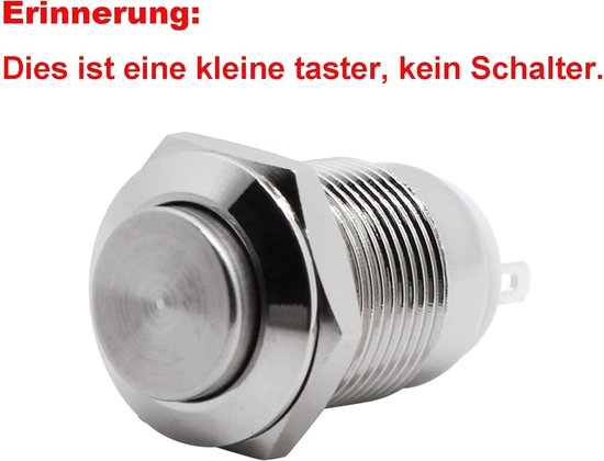 5 stuks mini drukknop 1NO drukknop waterdichte momentane schakelaar ...