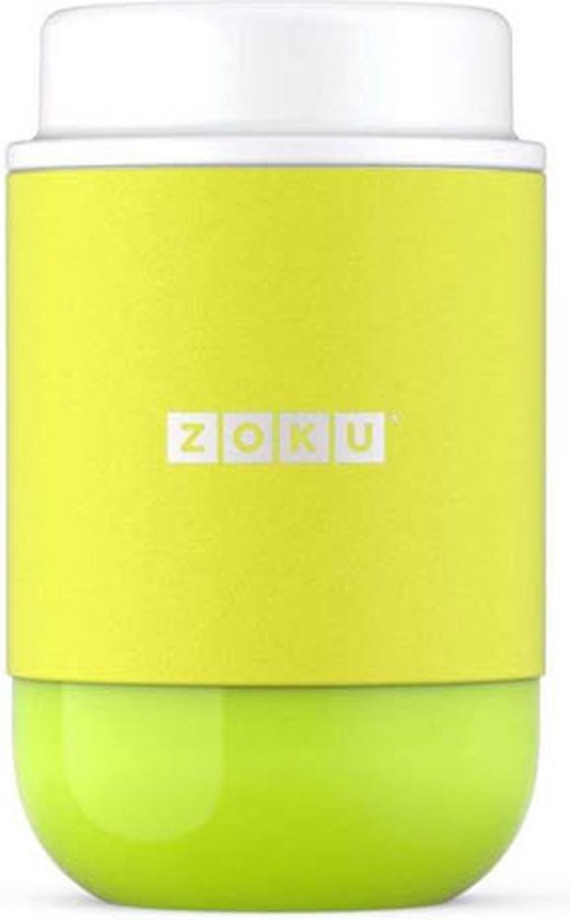 Zoku Neat Stack Lebensmittelbehalter, doppelwandig, vakuumisoliert, 473 ml, Limettengrun | bol