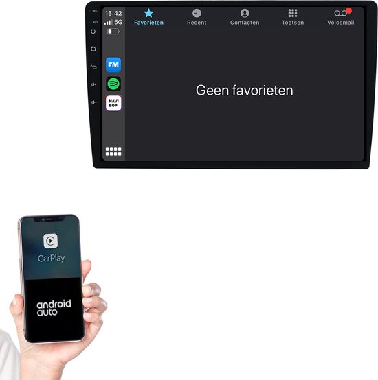 10.1 inch Android 14.0 Autoradio - Universeel 2DIN - 2 GB RAM & 32 GB | bol
