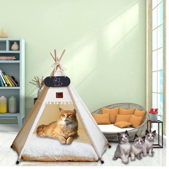 Kattentent - Huisdier tent - Dierenhuis - Kattenhol – Kattenhuis ...