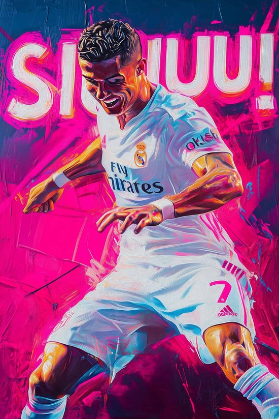 Cristiano Ronaldo Poster | Siuuuu! Poster | Tekst Poster | Quote Poster ...
