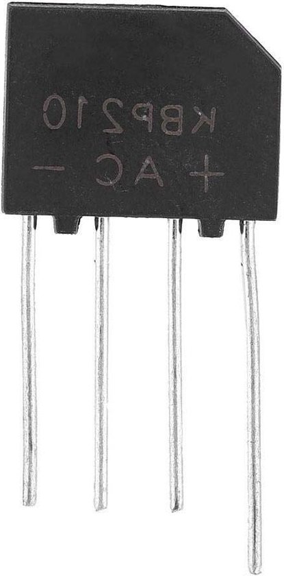 Flat Bridge Rectifier Diode 1000V 2A for Electronic Circuit - Pack of ...