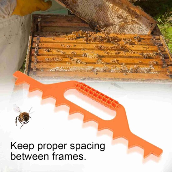 7/8/9 Frame Hive Spacer - Plastic Beekeeping Tool for Bee Hive Frame Spacing . | bol
