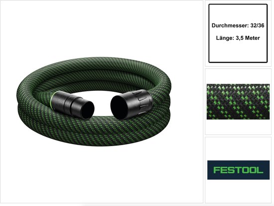 Festool D 36/32x3,5m-AS/R Afzuigslang voor AUTOCLEAN - 204923 | bol