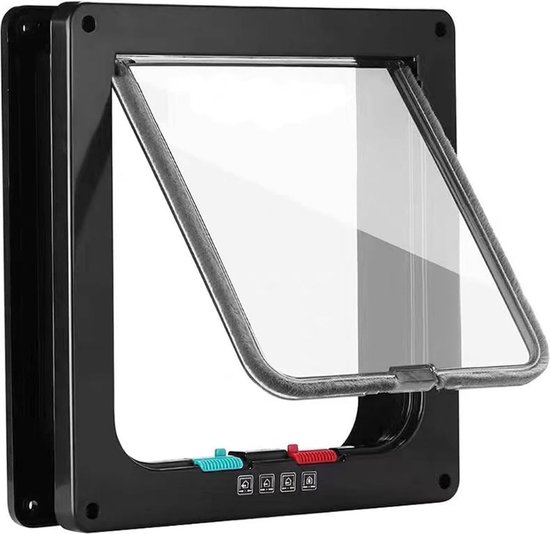 Kattenluik met tunnel - Voor grote & kleine katten - Wit - 19,7 x 19 x ...