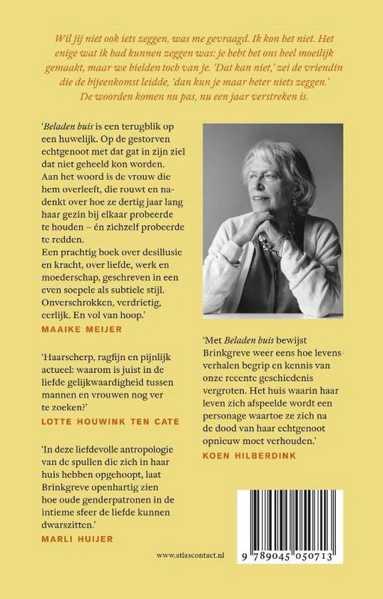 Beladen huis, Christien Brinkgreve | 9789045050713 | Boeken | bol