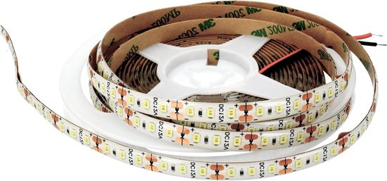 LED strip 5 meter - Buiten IP65 - Warm Licht 3000K - 120 LEDs per meter ...