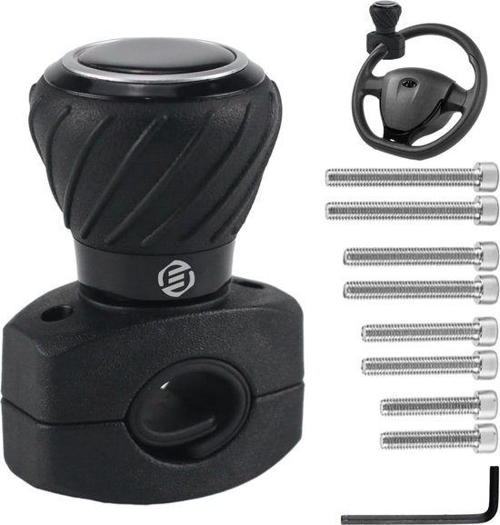 Equivera Stuurknop - Stuurwielknop Spinner - Verwijderbare Auto ...