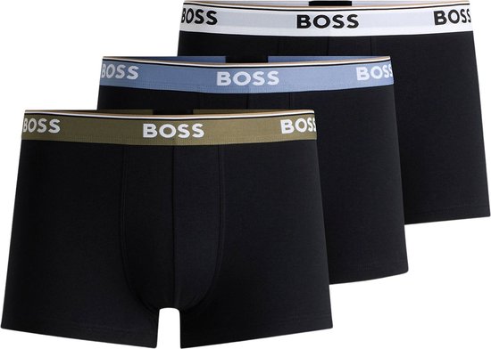 Boss Power Trunk Boxershorts Heren (3-pack) - Maat M | bol