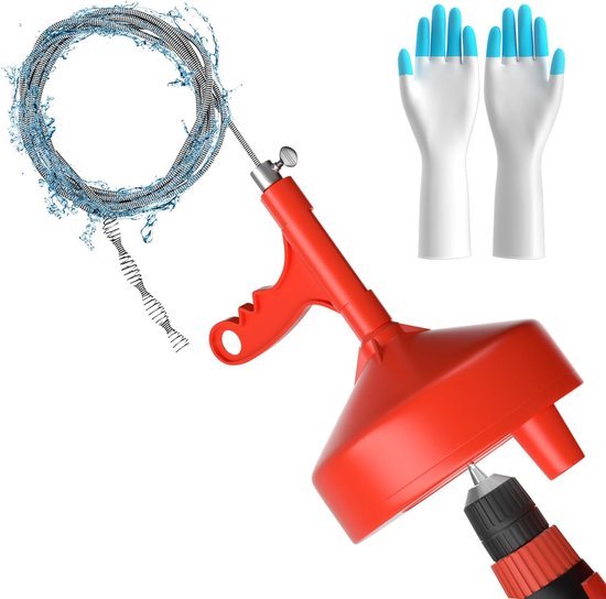 PolkaHome Ontstoppingsveer - Afvoer ontstopper - Gootsteenontstopper ...