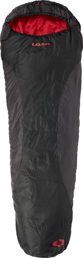 Mummy sleeping bag loap solle blk-gray, r-right zip | bol