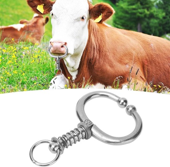 Vee Neusring RVS Duurzame Stier Koe Neusklem Vrij Van Punch ...
