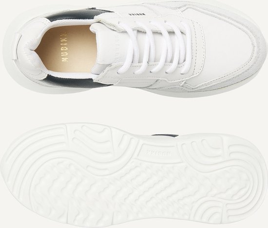 ROQUE ROAD WAVE WHITE LEATHER - NAVY-32 | bol