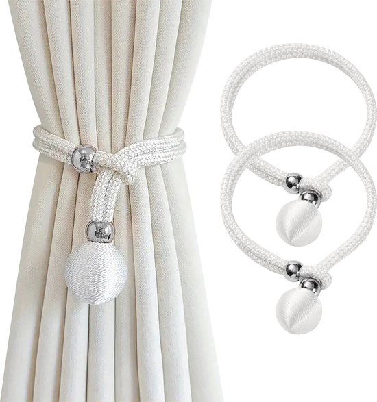 YONO Gordijnhouder - Gordijn Embrasse Modern - Gordijnbinder Touw - 2 ...