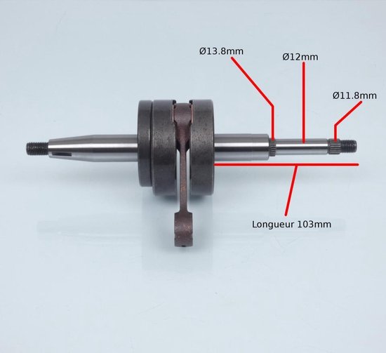 Krukas Teknix voor scooter Peugeot 50 Speedfight 3 AC Nieuw | bol