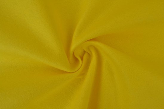 Vilt stof - 1mm dik vilt - 1 meter - Per meter - Geel | bol