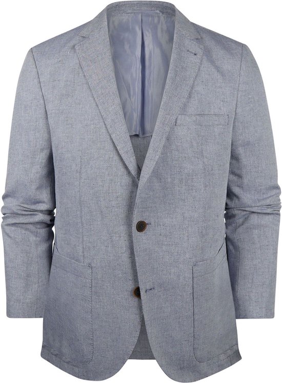 Steppin' Out Colbert Lin Blauw Medium - Taille 56 - Blazer homme | bol