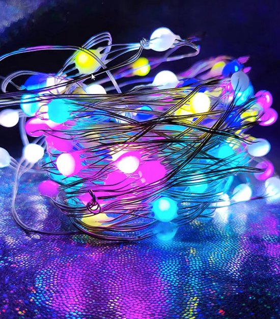 RGB LED Snoer Verlichting 5 Meter – 50 LED's – USB Aangedreven ...