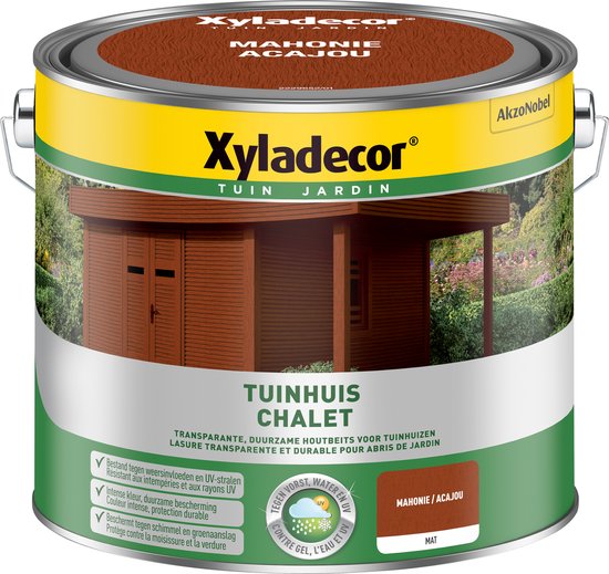 Xyladecor - Tuinhuis WB - Mahonie - 2,5 L | bol