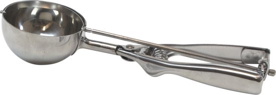 IJsschep IJsbollepel of oliebol beslaglepel - RVS - 7cm | bol