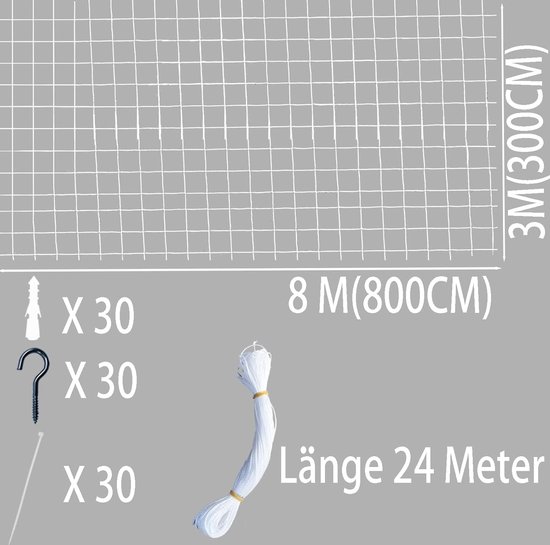 Equivera Kattennet balkon - Kattenbeschermingsnet - Balkon Net ...