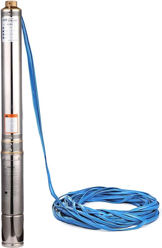 Dompelpomp van RVS voor Tuinbewatering en Huishoudelijk Gebruik - 0,75 ...