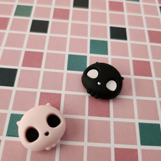 Lovely Skull Duo Thumb Grips - 2 Joycon dopjes - geschikt voor Nintendo ...