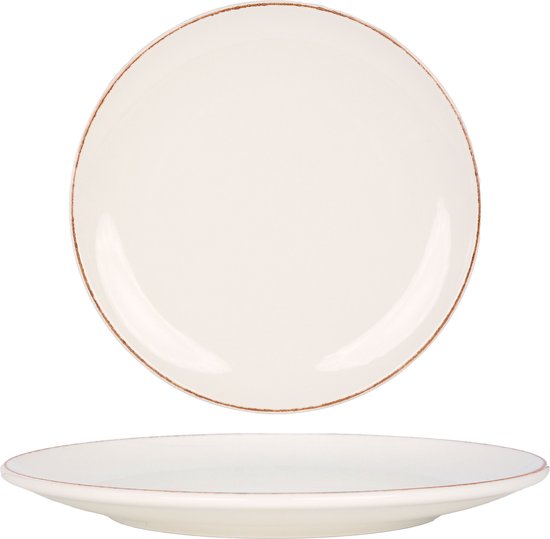 Bonna Dinerbord - Retro - Porselein - 30 cm - set van 6 | bol
