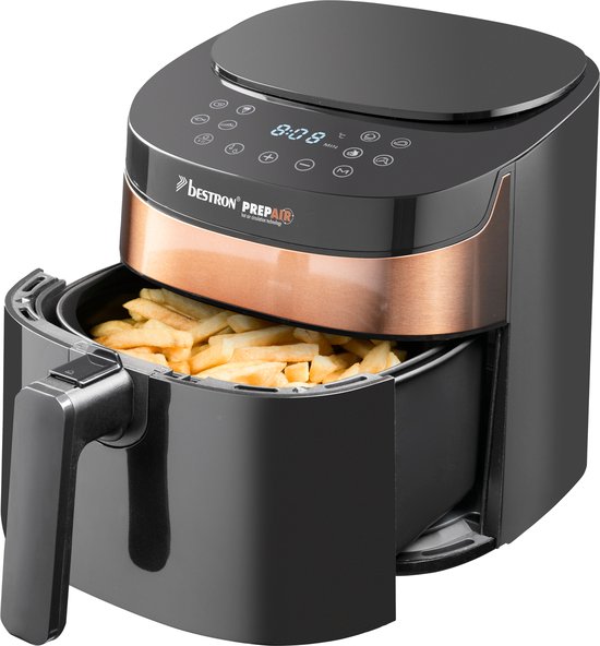 Bestron Airfryer, digitale Heleluchtfriteuse met PrepAir®-Technologie ...